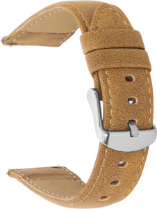 Big Shot Vegan Leather Watch Band Strap with Stainless Steel Buckle ...