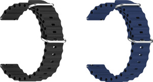 ACM Pack of 2 Watch Strap Silicone Smart for |Tagg Verve Lite ...