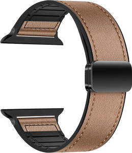 ACM Sliding Watch Strap Leather Magnetic Silicone for Ikall W7 ...