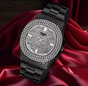 blutech Square Diamond Wrist Watch Luxury Bling Square Hip Hop Diamonds ...