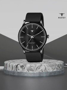 RUSTET LD-BK054-BLACK Softest Silicone Analog Watch - For Men - Buy ...