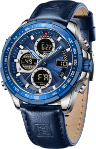 Alix NF 9197L SIL/BL/BL-ALX NF 9197L SIL/BL/BL-ALX Analog-Digital Watch ...