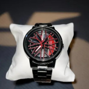 GT GLO TIME Men’s Rotating Wheel Dial Analog Watch A36 Rotating Analog ...