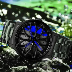 KANCHAN Men’s Rotating Wheel Dial Analog Watch A28 Rotating Watch ...
