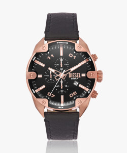 DIESEL Spiked Spiked Analog Watch - For Men - Buy DIESEL Spiked Spiked ...