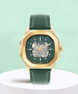 French Connection Automatic Watch for Men | Green Dial | Classic ...
