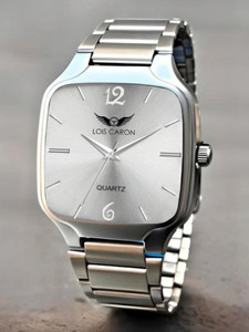 LOIS CARON LCS-4298 Elegant Series Square Quartz For /Boys Wrist Analog ...