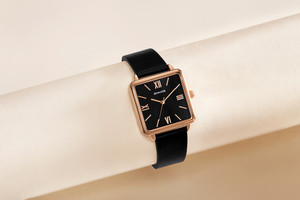 SONATA Sonata 2 Quartz Black Dial Black Leather Strap Analog Watch ...