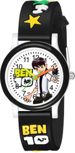 STT Ben-10 Black Strap White dial Analog Wrist Watch Set of - 1 Analog ...