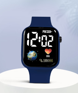 PIRASO POWER LED BLUE Kids watch|| For boys and girls|| For age 4-14 ...