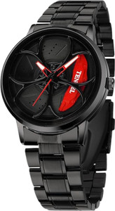 JollyBilly Tencel Watch Red Car wheel watch | Spinning watch ...