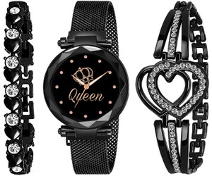 RUSTET Magnet Rose Gold Magnet Rose Gold Analog Watch - For Girls - Buy ...