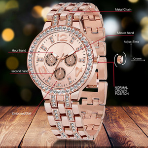 Standard Choice Watch Watch Relationship with Rose Gold Chain Strap ...
