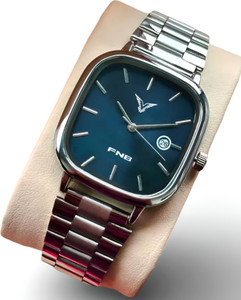 FNB FN-Silver-12-Blue Stylish Men’s Watch Elegnet Design Durable ...