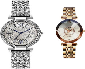 ULTRON New Series-2024 of Women Watch Collection (Pair of Wht Silver ...