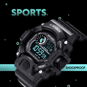 Keep n Touch Wrist Watch Sport Watch with Black strap & Water Resist ...