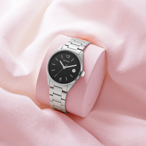 Titan 1729SM08 Titan Neo With Date Black Dial Silver Stainless Steel ...