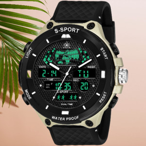 Reborn 9084 DUAL TIME Analog-Digital Watch - For Men - Buy Reborn 9084 ...