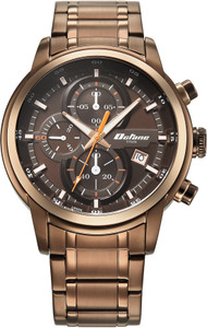 Titan Octane Primal Titan Octane Primal Quartz Brown Round Dial Men's ...
