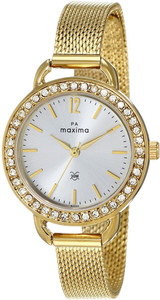 MAXIMA Gold Collection Maxima Formal Gold Analog Watch - For Women ...