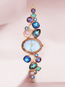 Titan NQ95126WM01F Titan Raga Mother of Pear Dial RoseGold MetalStrap ...