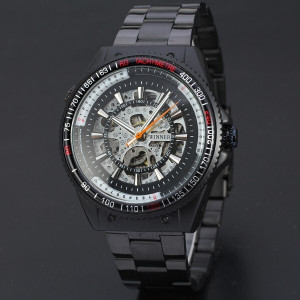 Forsining See Through Back Self Winding Automatic Mechanical Business ...