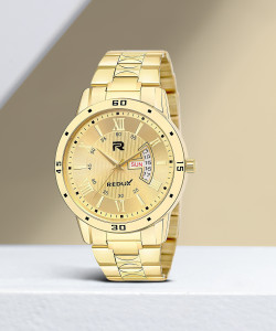REDUX RWS0272S Golden Dial Stainless Steel Chain Day & Date Analog ...