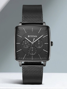 Titan 90147NM01 Titan Avant Garde Multifunction Anthracite Dial Black ...