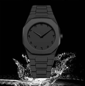 ZENGEE New Black Aura watch With arabic dial analog watch Analog Watch ...