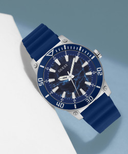 GUESS Guess Analog Blue Dial Men's Watch GW0420G1 Blue Dial Analog ...