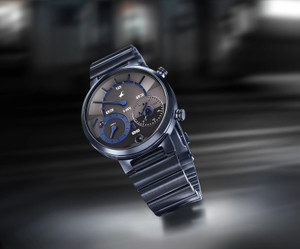 Fastrack Fastrack Gambit Micromotor Multifunction Grey Dial Blue SS ...