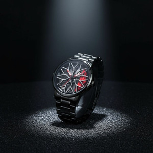 Spinner Men’s Rotating Wheel Dial Analog Watch A36 Rotating Analog ...
