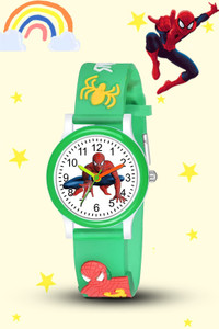 SPINOZA Attractive Green cartoon color Spiderman design new generation ...