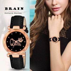 BRAIN NEW QUEEN DIAL LETEST DESGIN MODIFIED QUEEN WATCH FOE GIRL Analog ...