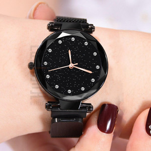 Marclex Stylish 12 Diamond Studded magnet Watch for Womens watches ...