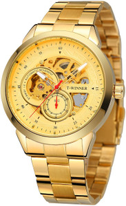 Forsining Hollow Design Retro Beauty See Through Back Self Winding ...