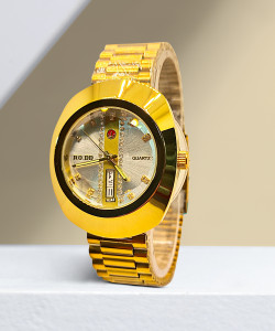 RODD SILVER DIAL COLOR WITH GOLDEN PATTI WATCH Analog Watch - For Men ...