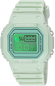 Mountain Brothers \Digital Multi Color Back 7 Light Day/Date Watch for ...