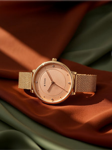 Titan Titan Purple Stackables Pink Dial Rose Gold Stainless Steel Strap ...
