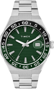 TIMEX Date Display with (Magnifier), Green Dial Analog Watch - For Men ...