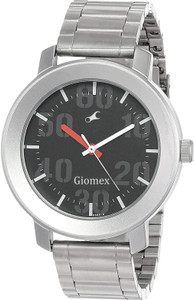 Giomex 3121SM02 Black Silver Chain Premium Addition Analog Watch - For ...