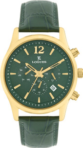 LOGUES WATCHES Analog Green Dial Men's Watch | G 1975 YL-10 Analog ...