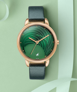 Fastrack Fastrack Stunners Green Dial Green LeatherStrap Analog Watch ...