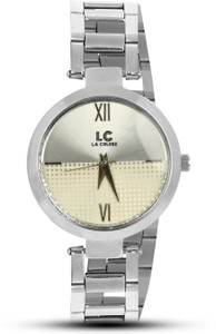 La Cruise La Cruise Stainless Steel Silver Dial Women Analogue Watch ...