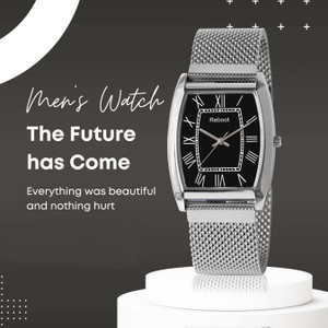 Reboot 126 Zed Black Roman Figure Dial with Stainless Steel Self ...