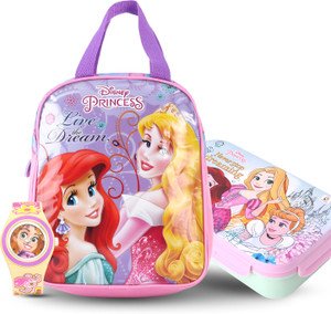 Zoop Zoop Princess Gift Set - Analog watch + Tiffin bag + Tiffin Box ...