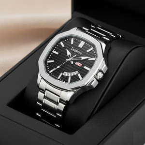 LIMESTONE OTUS 3D Dial The Vintage Day and Date Functioning Boys Quartz ...