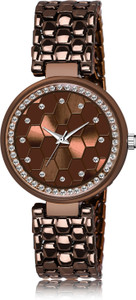 VARNI ENT LR271 Chocolate Diamonds Brass Analog Watch - For Women - Buy ...
