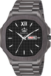 LIMESTONE OTUS Day and Date Functioning Series Square Grey Chain Boys ...