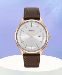 Titan NQ90142WL01 Titan ClaStainless Steelique Slimline Silver Dial ...